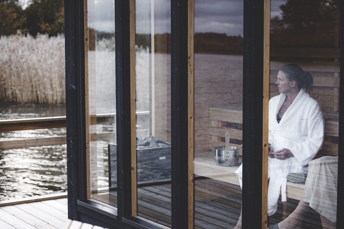 7° Bad & Bastu - Utomhusbad & Bastu - Marholmen